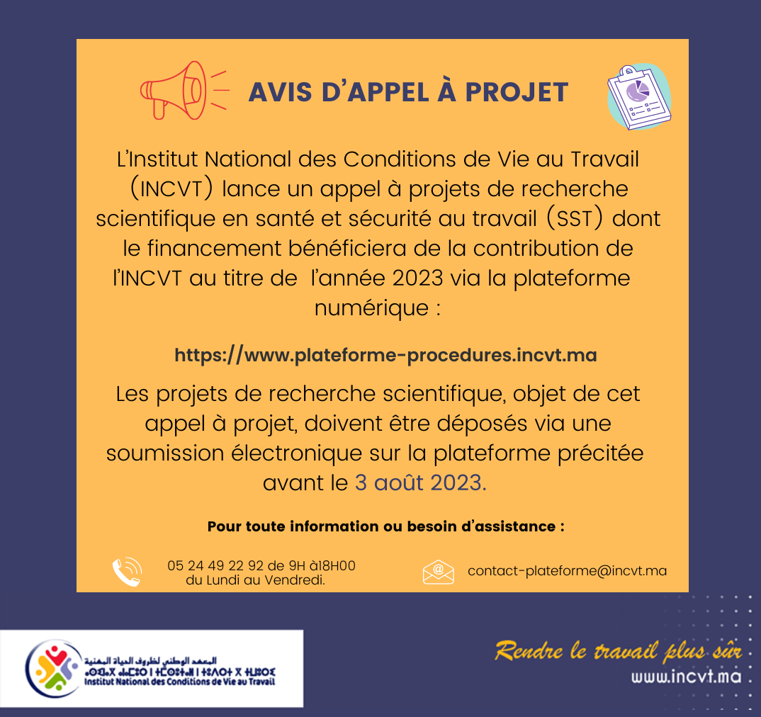 Appels à projets - INCVT